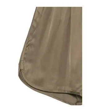 THE FRANKIE SHOP Elastic Waist Shorts With Curved Hem - No