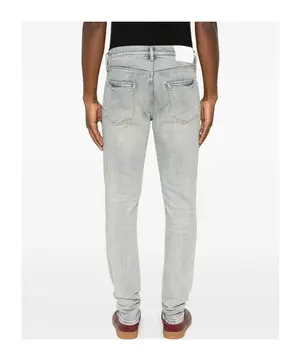 PURPLE BRAND Slim Fit Light Wash Jeans