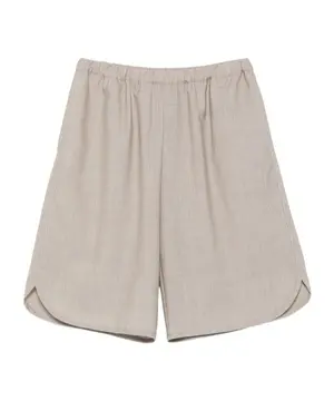 THE FRANKIE SHOP Elastic Waist Shorts - Nude