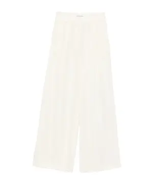 THE FRANKIE SHOP Pleated Casual Trousers - White