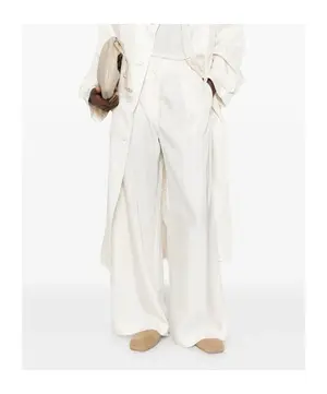 THE FRANKIE SHOP Pleated Wide-leg Trousers