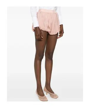THE FRANKIE SHOP Elasticated Waist Pleated Shorts