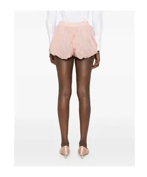 THE FRANKIE SHOP Elasticated Waist Pleated Shorts