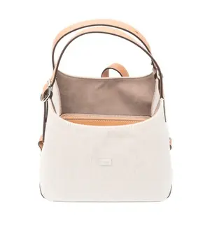 Kate Spade New York Canvas Tote Bag With Leather Trim
