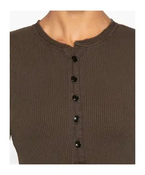 Citizens Of Humanity Long Sleeve Henley T-shirt