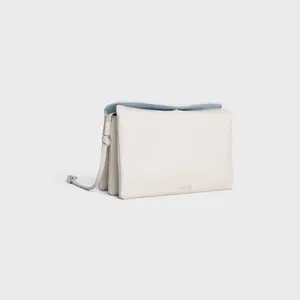 Celine Trio Flap In Smooth Lambskin