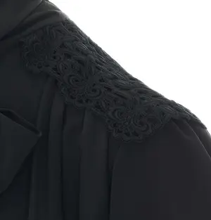 Chloé Long Sleeve Tie Neck Shirt