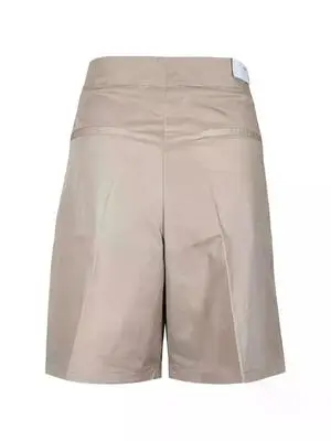 RE-HASH Kiria Pleated Wide-leg Shorts