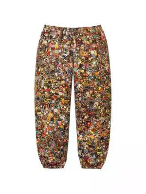 Supreme X Mike Kelley Graphic-print Track Pants - Brown