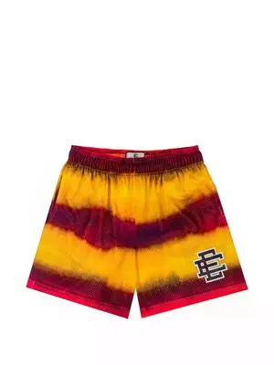 ERIC EMANUEL Logo Print Track Shorts - Red
