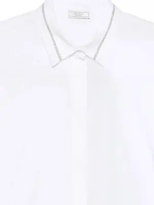 Peserico Bead-trim Long-sleeve Shirt