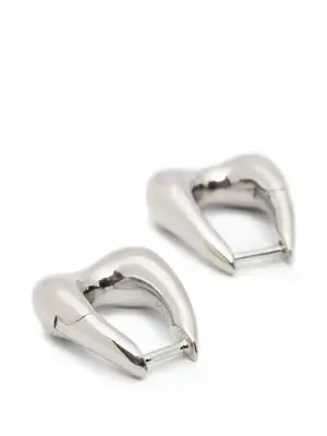 MARIA BLACK Satchel Bend Huggie Earrings