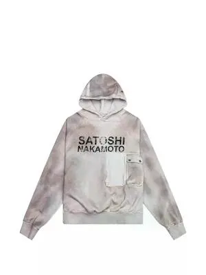 SATOSHI NAKAMOTO Cargo Hoodie - Neutrals
