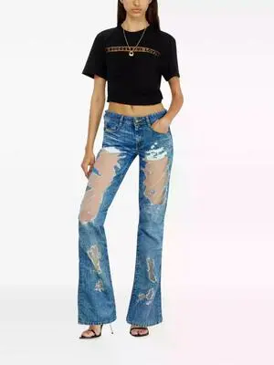 DIESEL® Sheer Panel Logo T-shirt