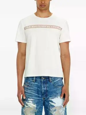 DIESEL® Slogan Print T-shirt