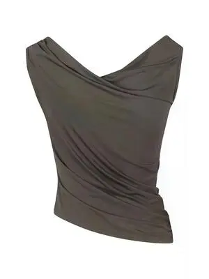 IRO PARIS Sleeveless Draped Jersey Top