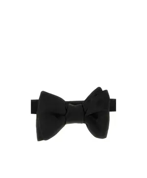 TOM FORD Satin Bow Tie - Black