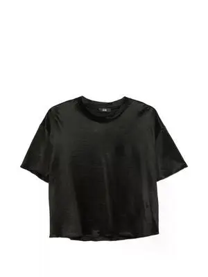 ELEH Short-sleeve Blouse - Black