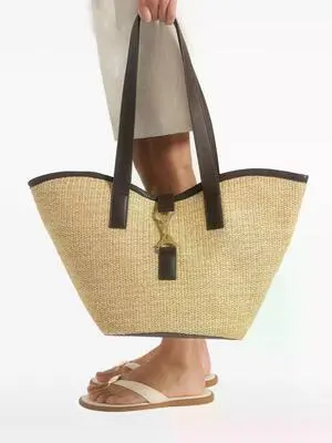 Manière De Voir Raffia Tote Bag