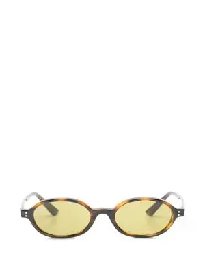 Ray-ban Tortoiseshell-effect Round-frame Sunglasses