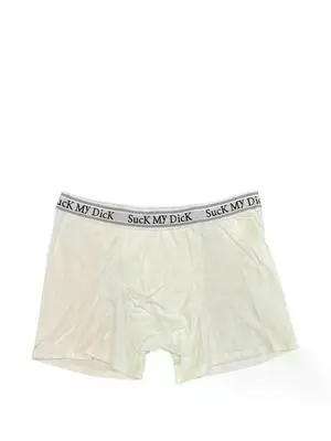 THUG CLUB Suck My Dick Logo-waistband Boxer Briefs