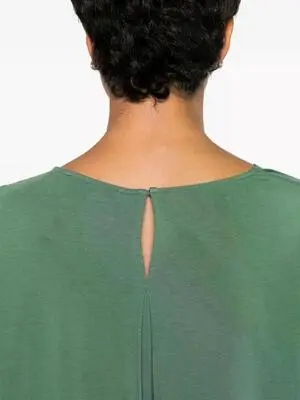 Max Mara Boat-neck Silk Top