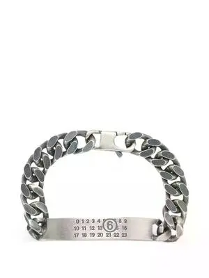 MAISON MARGIELA Tone Curb Link Bracelet - Silver