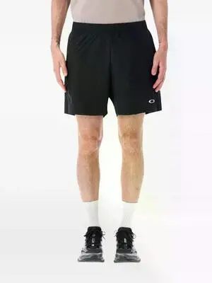 Oakley Shorts With Logo Print - Black