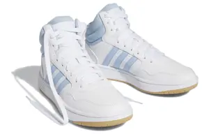Adidas Hoops 3.0 Mid Sneakers - Cloud White/clear Sky/gum