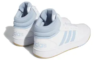 Adidas Hoops 3.0 Mid Sneakers - Cloud White/clear Sky/gum