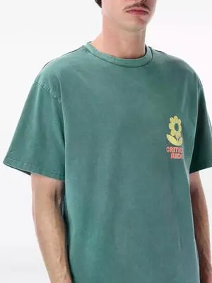 THE CRITICAL SLIDE SOCIETY Sunflower Graphic-print T-shirt - Green