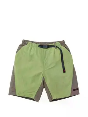 Gramicci Belted Colourblock Shorts - Green