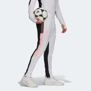 Adidas Juventus Soccer/football Colorblock Sports Long Pants - Whiteblackmulti-color
