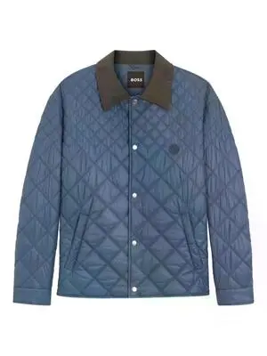 BOSS Quilted Collared Jacket