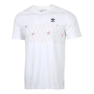 Adidas Originals Monogram Printing Logo Short Sleeve