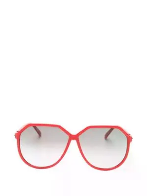 Valentino Garavani Geometric Frame Sunglasses - Red
