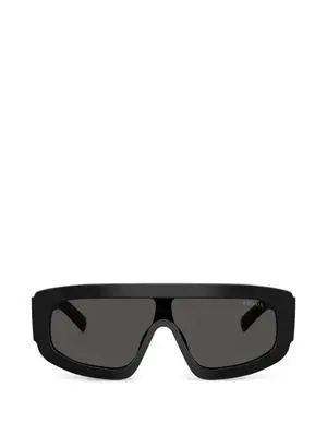 Prada Logo Detail Sunglasses - Black