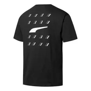 PUMA Advanced Printing Round Neck Sports Short Sleeve - Black