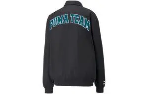 PUMA Team Bomber Button Down Jacket
