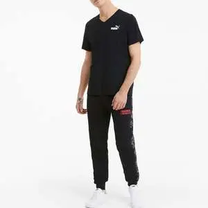 PUMA Core Camo All Over Print Pants 'black Red