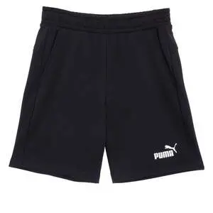 PUMA Logo Essentials Sweat Shorts - Black