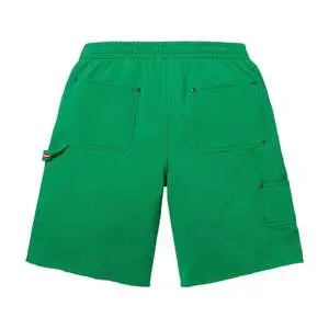 Supreme Ss26 Double Knee Painter Sweatshort - Green