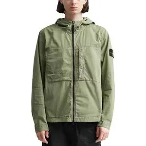 Stone Island Supima Cotton Twill Stretch Hooded Jacket