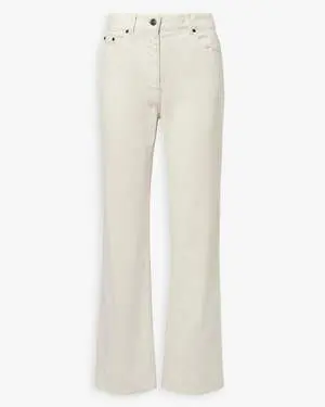 THE ROW Fargo High-rise Straight-leg Jeans - White