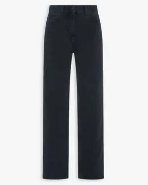 THE ROW Fargo High-rise Straight Leg Jeans - Black
