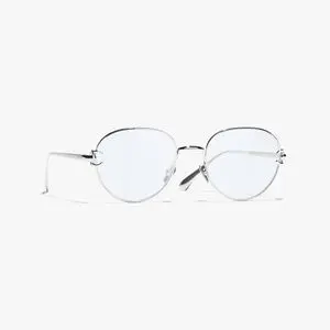 Chanel Metal Eyeglasses - Silver