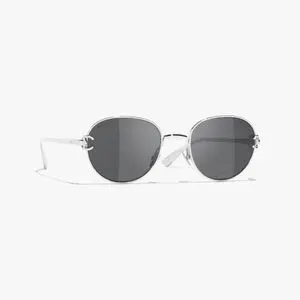 Chanel Panto Sunglasses - Silver