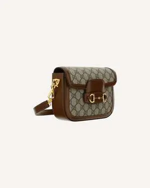 Gucci 1955 Mini Horsebit Shoulder Bag - Brown