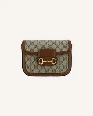 Gucci 1955 Mini Horsebit Shoulder Bag - Brown