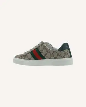Gucci Gg Monogram And Web Detail Sneakers - Multicolour